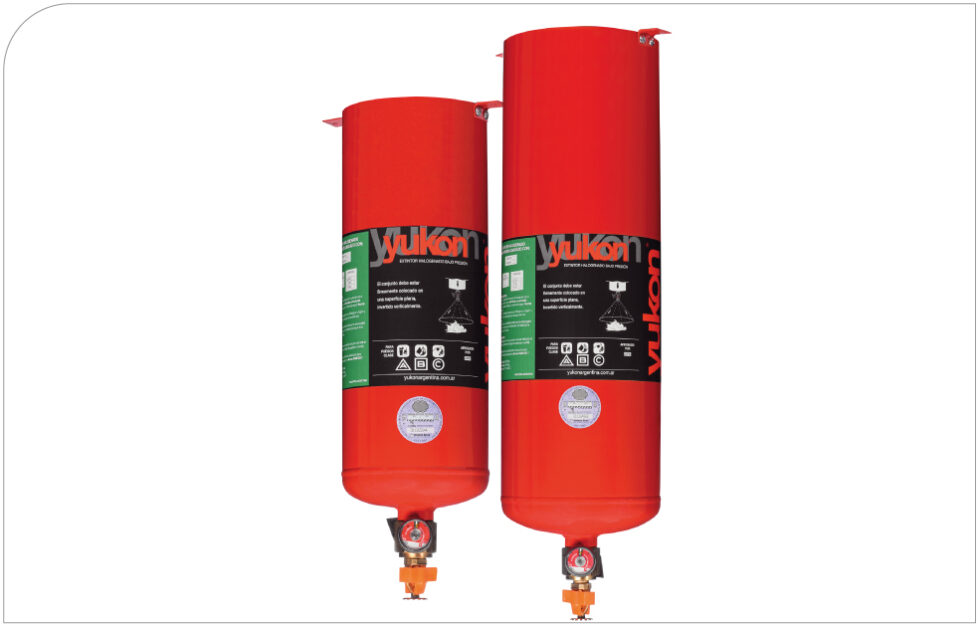 Extintor automático colgante HFC-236-fa bajo presión - Yukon